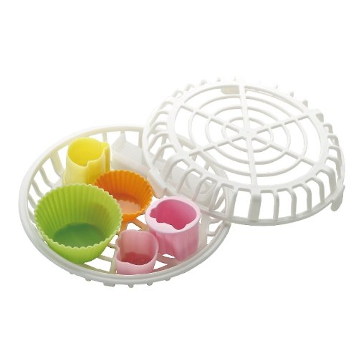 Skater BKK1-A Dishwasher Accessory Basket, Large and Small Set, Convenient for Sorting in Dishwasher, Made in Japan
