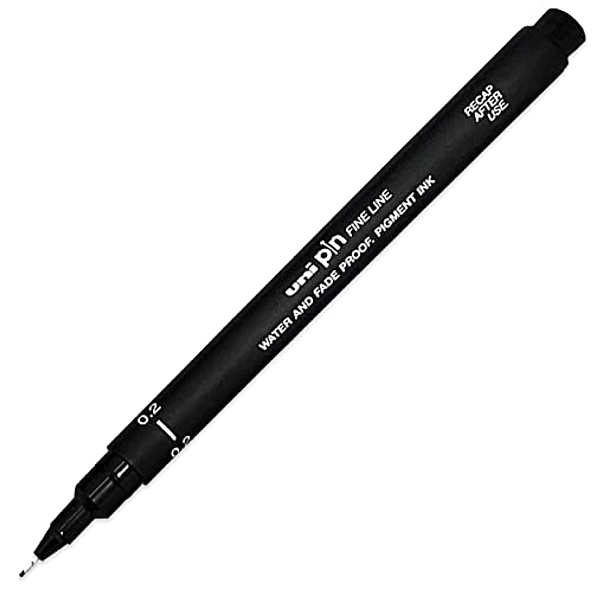 Uni Pin Fineliner Drawing Pen - Complete Set of 9 Grades - Black Ink