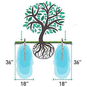 24-inch DEEP DRIP Tree Watering Stake (3 Pack) (Tan) | UV-Protected ABS Plastic Deep Root Irrigation Spike for Trees, Fruit Trees, Flowering Trees, Nut Trees