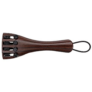 WITTNER 918131 tailpiece for full size violin (4/4 size), incl. 4 string adjuster, Made in Germany