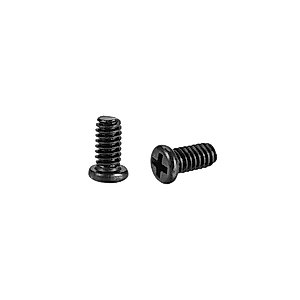 Tool parts M2 x 5mm Laptop Computer Screws 2.8mm Dia Head Screw Black 200pcs
