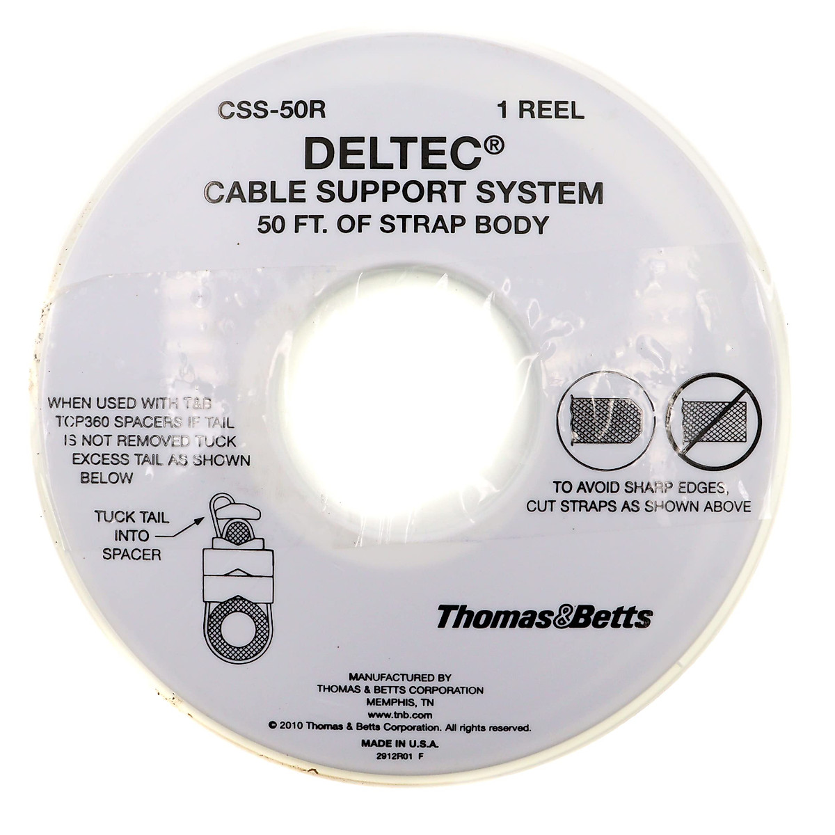 Thomas & Betts CSS-50R 50' Cable Strap Reel