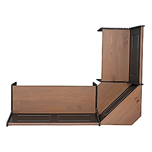 Linon Black and Pecan Breakfast Dining Set Ardmore Nook