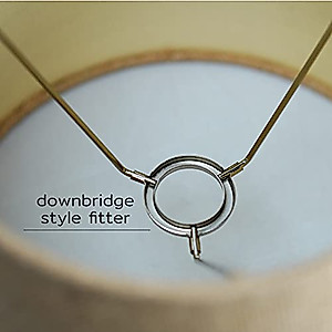 Mestar Decor Uno Fitter Small Natural Burlap Lampshade 9" x 10" x 7.5"