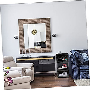 Alipis Box basketball shoe cabinet shoe storage containers Shoes Storage container shoe storage bins Shoe drawer clear shoe organizer shoe display case sneaker cases sneakers pp bracket