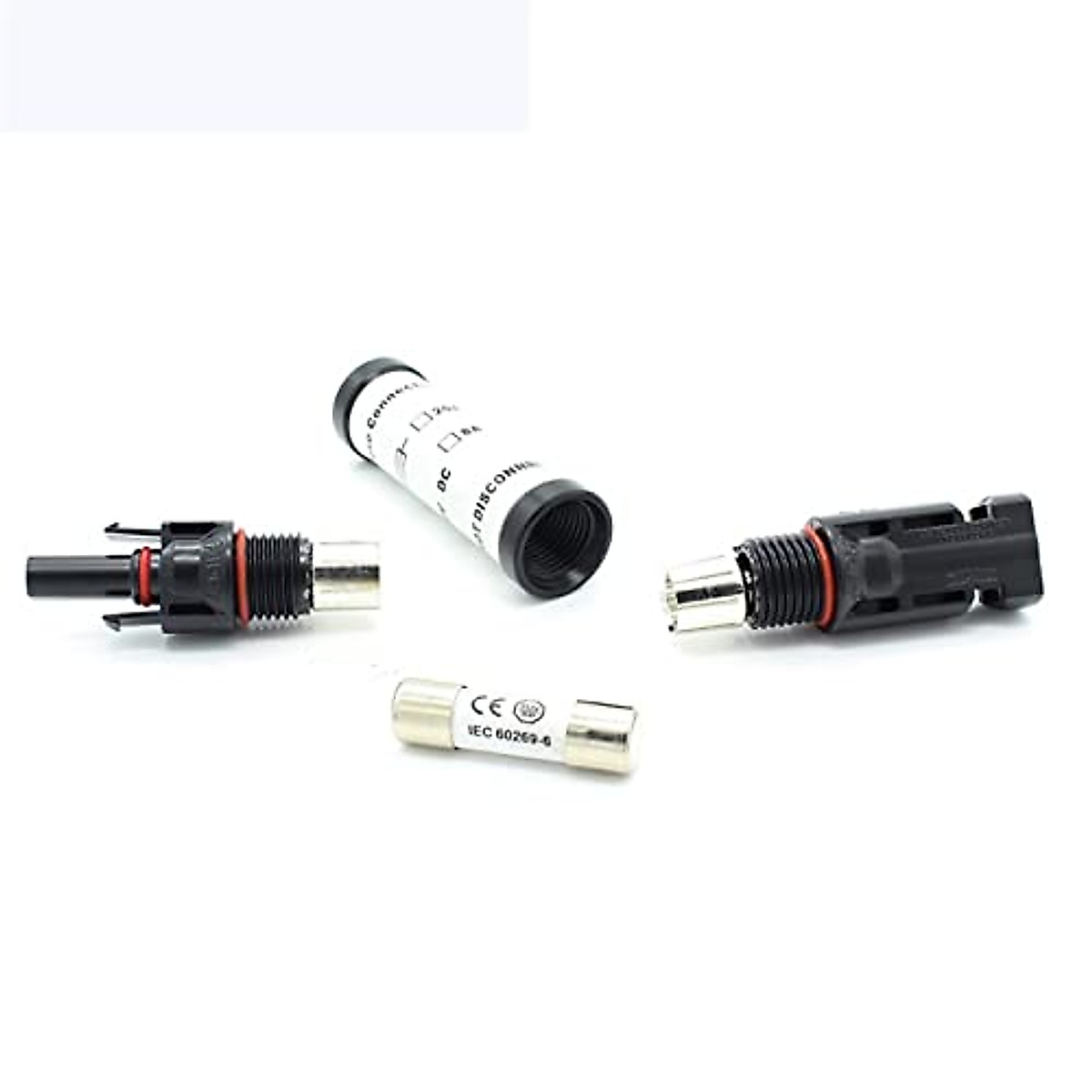 NHOSS 5PCS Solar in-line Fuse Connector 20A mp 1000 V DC Male to Female PV Solar Fuse Holder LJ0138