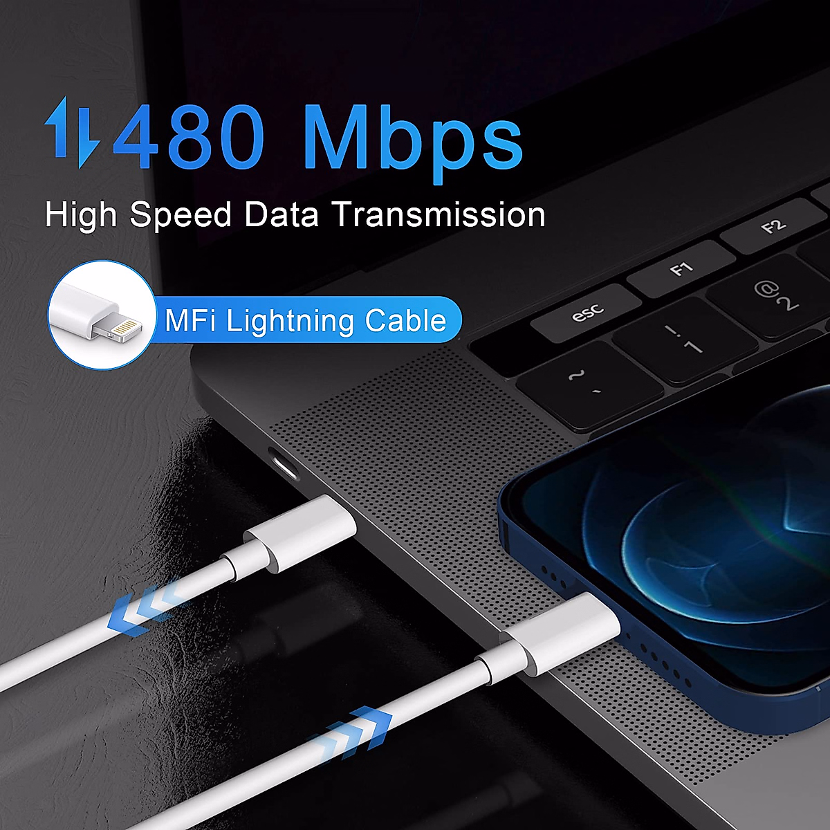 i Phone Charger Fast Charging, 3PACK 20W USB C Wall Charger Block with 6FT Fast i Phone Charger Cord Compatible with i Phone 14/13/12/11 Pro Max,Mini,Pro/XR/iPad