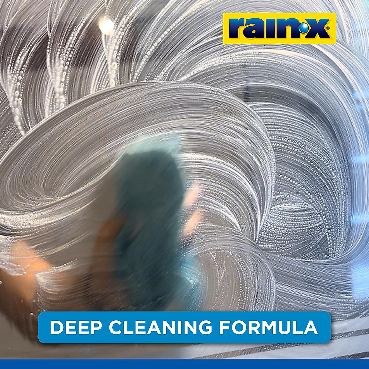 Rain-X 630035 X-Treme Clean Shower Door Cleaner, 12 Fl. Oz, Formulated To Clean Glass Shower Doors - Easy To Use, Removes Soap Scum, Dirt, Hard Water Build-up, Calcium, Lime And Rust Stains