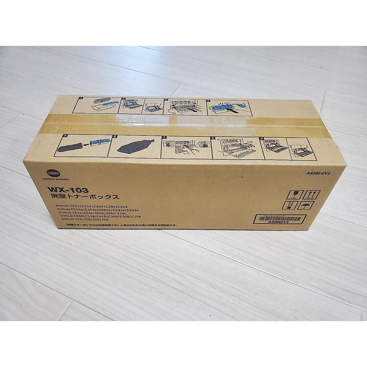 Konica-Minolta A4NNWY1 WX103 Genuine Toner Waste Container, 40000 Page-Yield