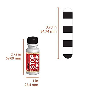 Onyx Professional Stop the Bite Nail Biting Deterrent Polish 0.5 Fl Oz - Helps Nails Grow & Can be Used as a Top or Base Coat