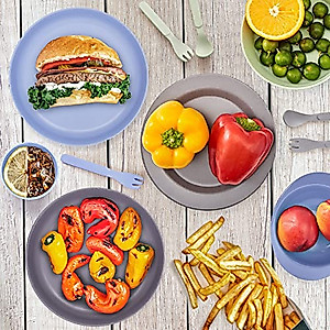 12pcs Bamboo Kids Spoons & Forks for Baby Feeding, Toddler Spoons & Forks Set, ableware for Baby Toddler Kids Bamboo Toddler Dishes & Dinnerware Sets