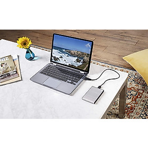 Seagate Backup Plus Slim 2TB External Hard Drive Portable HDD – Silver USB 3.0 For PC Laptop And Mac, 1 year Mylio Create, 2 Months Adobe CC Photography (STHN2000401)