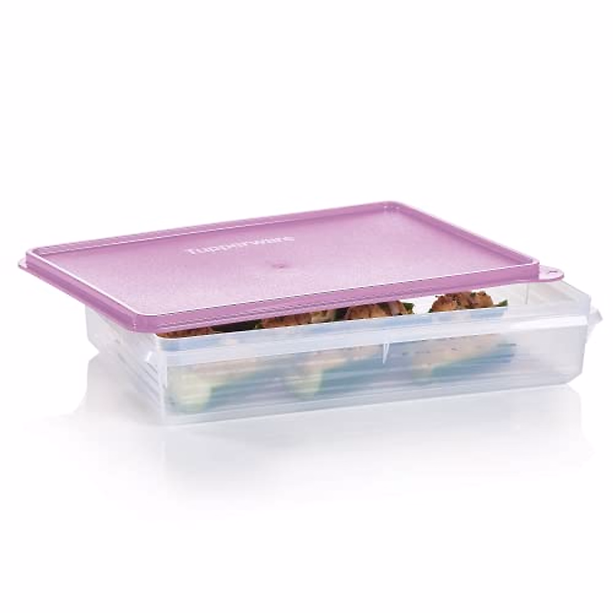 Tupperware Brand Snack-Stor Large Rectangular Food Storage Container + Lid, 3.6L (14¾ Cup) - Airtight, Dishwasher Safe & BPA Free