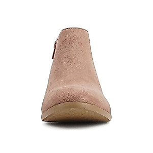 Soda Women's Closed Toe Multi Strap Ankle Bootie (D-Blush Imitation Suede, us_footwear_size_system, adult, women, numeric, medium, numeric_8_point_5)