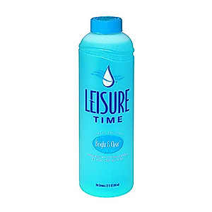 LEISURE TIME A Bright and Clear Cleanser for Spas and Hot Tubs, 32 fl oz & Time 22339A Spa Up Balancer for Hot Tubs, 2 lbs