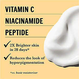 Olay Regenerist Vitamin C + Peptide 24 Brightening Face Moisturizer for Brighter Skin, Lightweight anti-aging cream for dark spots, Includes Olay Whip Travel size for dry