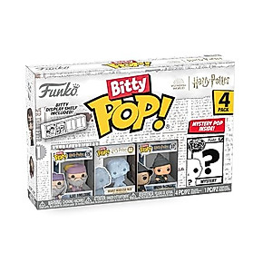 Funko Bitty Pop! Harry Potter Mini Collectible Toys 4-Pack - Albus Dumbledore, Nearly Headless Nick, Minerva McGonagall & Mystery Chase Figure (Styles May Vary)