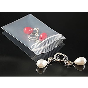 Small Plastic Bags, Mini Tiny Bags, Thick, Clear, 8mil(two sides), 2"×2.4", 150PCS, Jewelry Bags, Pill Pouch, Food Storage Bags, Earring Bags, Plastic Packaging Bags, Grocery Bags