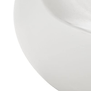 SAFAVIEH Outdoor Collection Vikki Modern Ivory Concrete Accent Table (Fully Assembled) VNN1040B