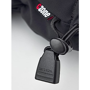Hestra Unisex Mist Mitt Insulated CZone Mittens for Winter, Snow & Cold Weather - Black - 10