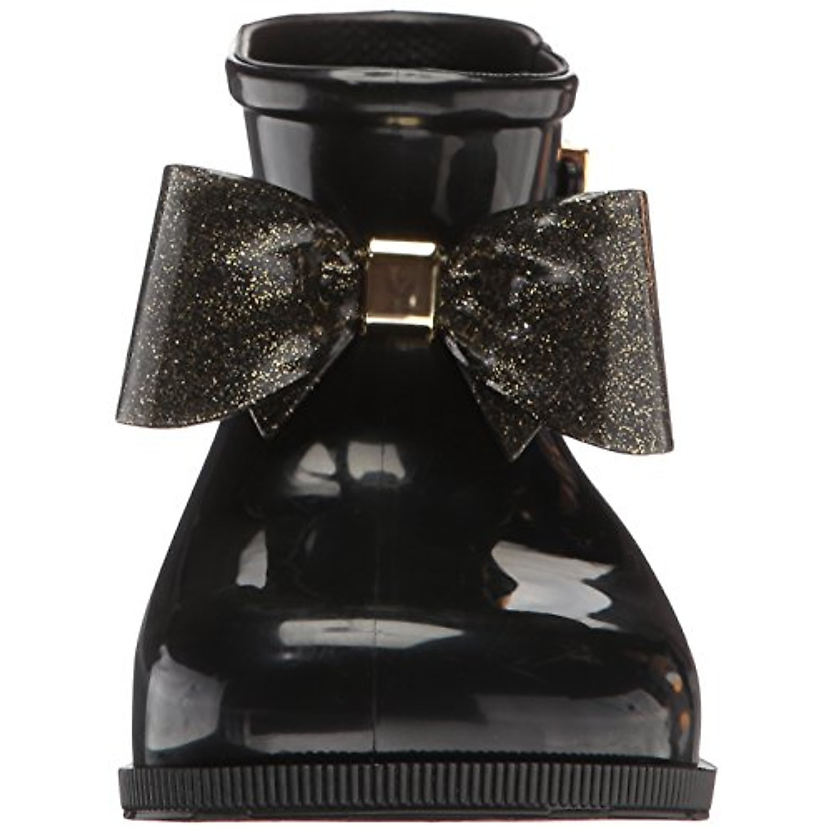 Mini Melissa Sugar Rain Bow Mary Jane (Toddler), Black, 10 Regular US Toddler