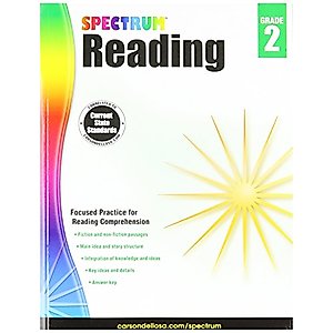 Carson-Dellosa Spectrum Reading Workbook Grade 2