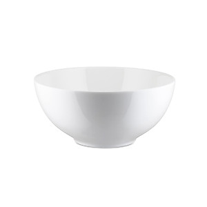 Alessi "All-Time" Salad Serving Bowl in Bone China, White, 20cm