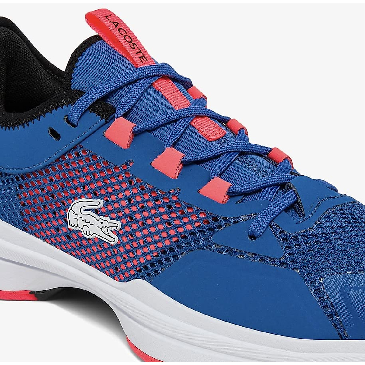 Lacoste Women's AG-LT21 Tennis Shoes, Blue/White (us_Footwear_Size_System, Adult, Women, Numeric, Medium, Numeric_8)