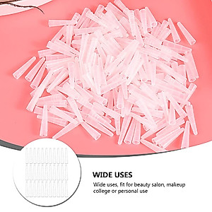 50pcs Tweezer Covers Transparent Tweezer Tip Covers Silicone Grafting Eyelashes Tips Covers Transparent Tweezer Point Protectors