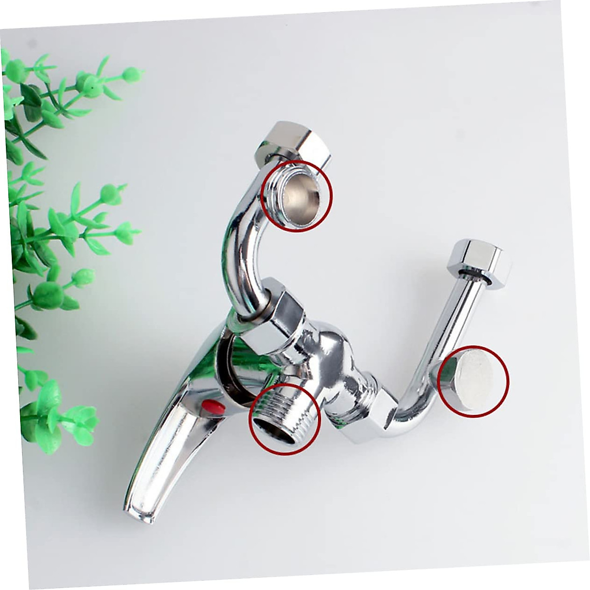 Gadpiparty 3pcs Clay Stove Mixer Tap Paw Print Bathtub Grips Toast Plate Kitchen Cabinet Organizer Thermostat Shoe Hanger Pink Cake Stand Diapers for Parrots Bath Tub Faucet Shower Head