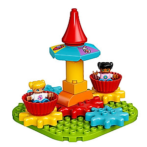 LEGO DUPLO My First Carousel 10845 Educational Toy, Large Building Blocks