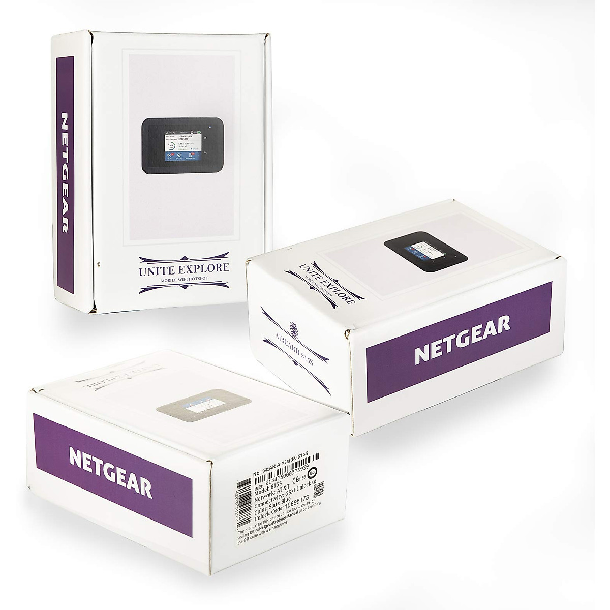 NETGEAR Unite Explore AC815S | Mobile WiFi Hotspot Cat.9 4G LTE | Up to 450Mbps Download Speed | Connect Up to 15 Devices | 18 Hours of Use Per Charge | 2 MIMO TS-9 Antenna connectors | GSM Unlocked