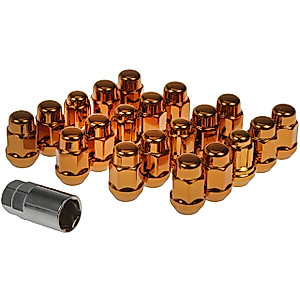 Dorman 711-335I Orange Acorn Nut Lock Set M12-1.50 Compatible with Select Models, 20 Pack