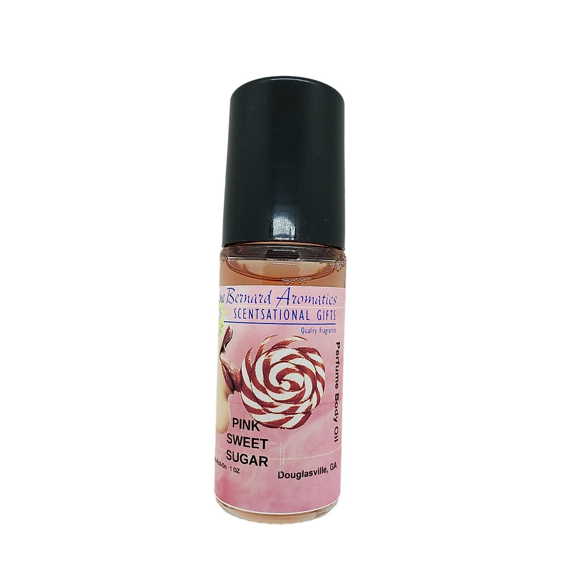Jane Bernard Perfume Body oil for Women | PINK SWEET SUGAR | 30ml (1 oz glass roll on) | Skin Safe | Pure | Handcrafted and Sweetly Alluring.