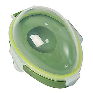 LIFTATAPA Avocado Saver Holder, Reusable Avocado Keeper, Food Crisper Storage Box Fruit Keeper Avocado Storage Container to Keep Your Avocados Fresh for Days (Green)