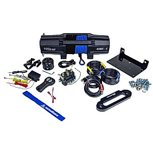 MotoAlliance VIPER V2 ATV/UTV Winch 4500lb- 40 feet BLACK Rope, Wireless Remote