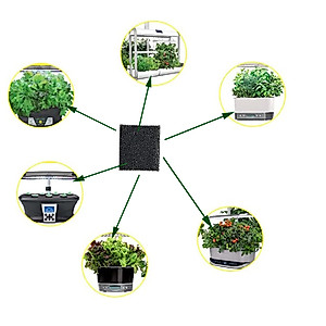 30 Pack Pump Filter Compatible with AG Garden Hydroponic Growing System, Pump Filter Sponge Replacement Accessories AG Garden Plant Germination Kits