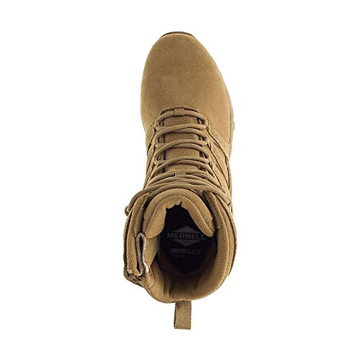 Merrell Men's Moab 2 8" Defense Zip Composite Toe Military and Tactical Boot, Coyote, 11.5 Wide