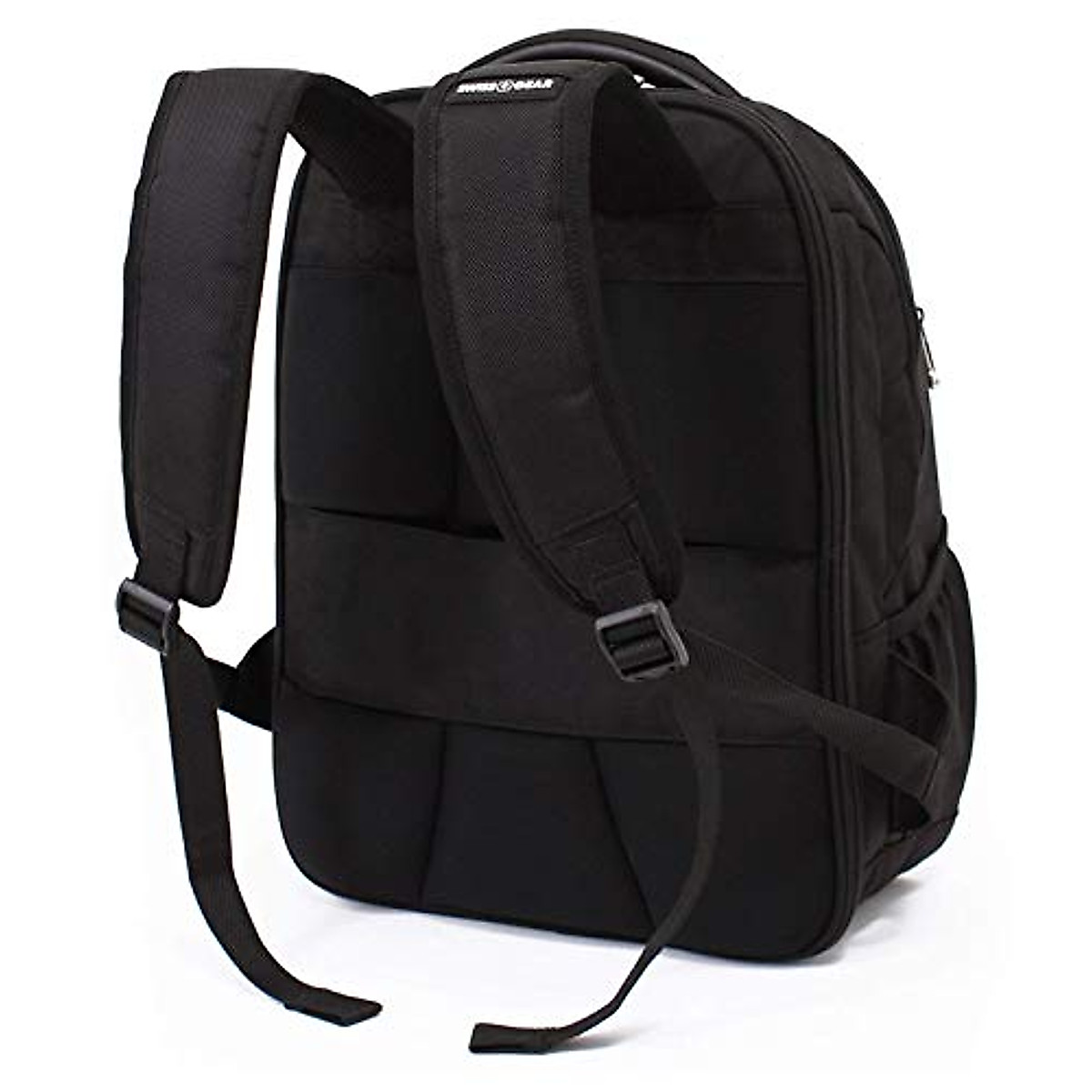 SwissGear 6392 ScanSmart Ultra Premium Large Padded Laptop TSA Friendly Backpack - Black on Black