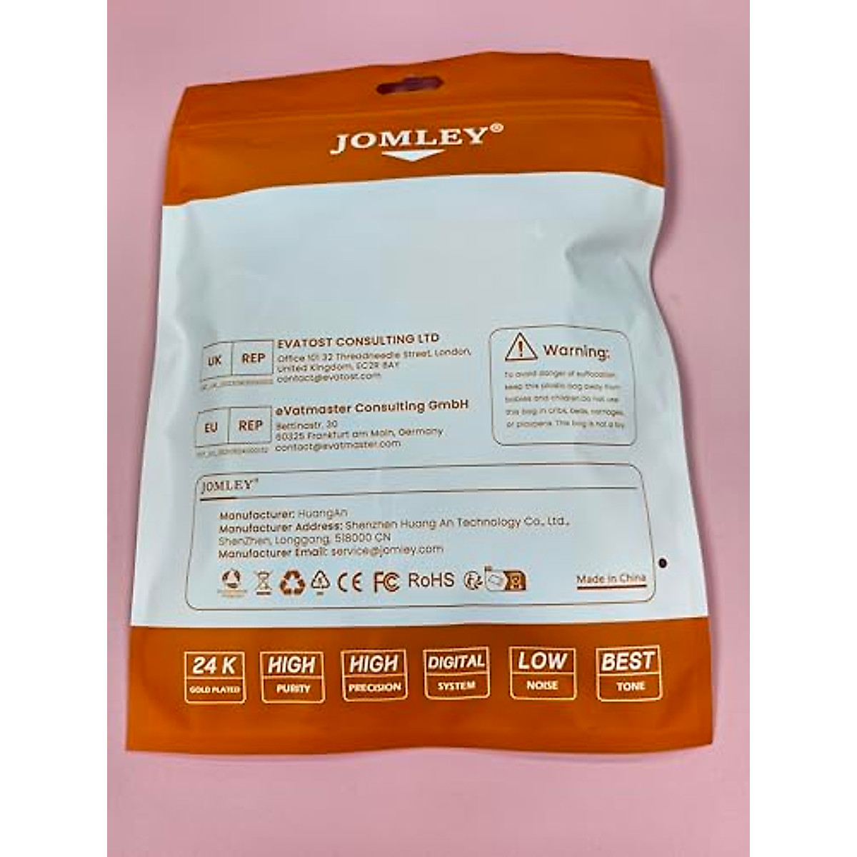 JOMLEY XLR Splitter Cable, XLR Female to Dual XLR Male Y Splitter Cable, 1 XLR Female to 2 XLR Male Balanced Microphone Splitter Cord Audio Cable - 5 feet