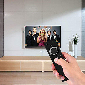 Remote Case/Cover for Fire TV Stick 4K, Protective Silicone Holder Lightweight [Anti Slip] ShockProof for Fire TV Cube/Fire TV(3rd Gen) Compatible with All-New 2nd Gen Alexa Voice Remote Control-Black