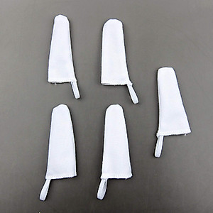 Alfie Pet - Avent Cotton Pet Dental Finger Brush - Size: 30-Piece Set