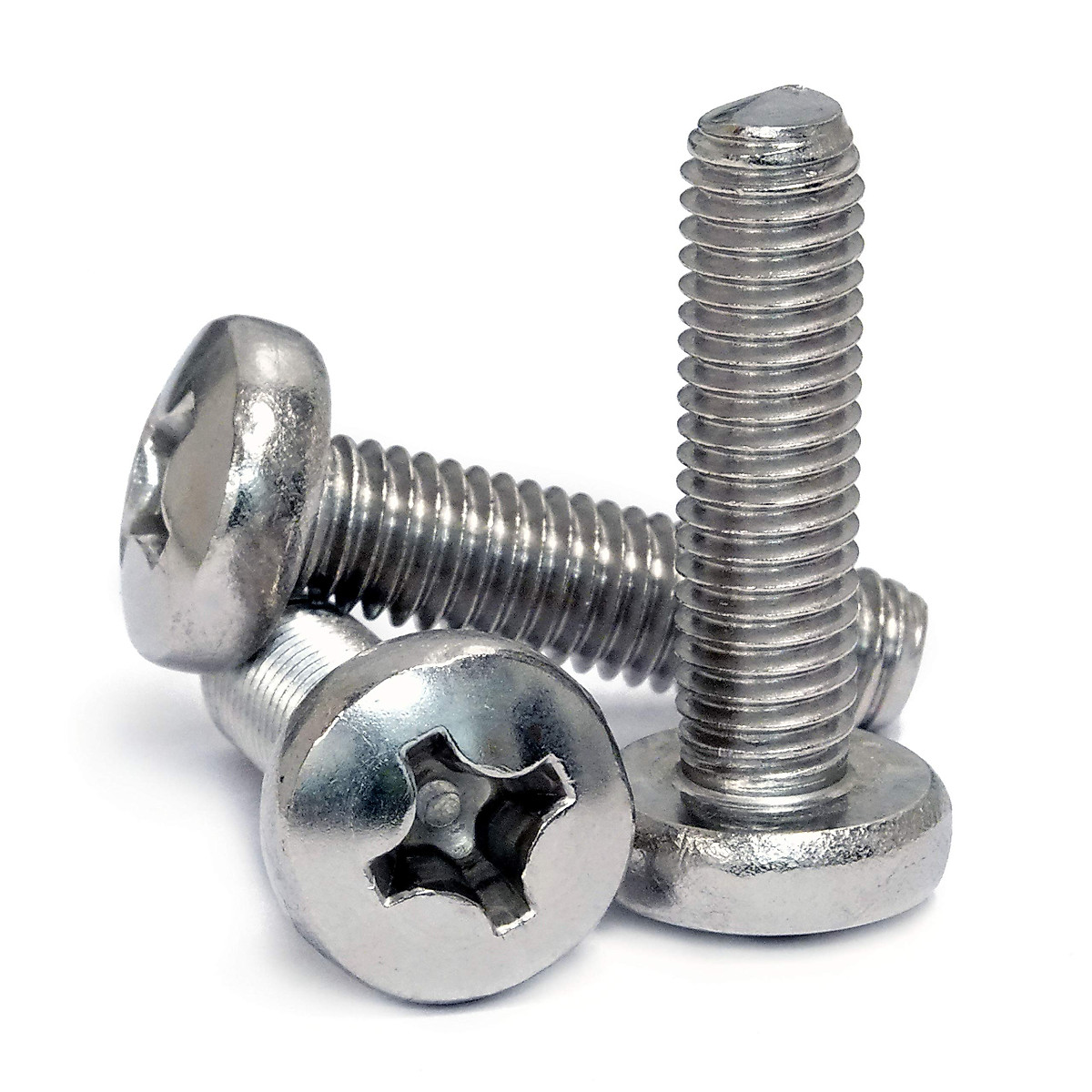 MonsterBolts - M3 x 40mm Phillips Pan Head, DIN 7985A, Stainless Steel, 10 Pack