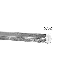Alamic 5/32 inch Standard Hex Dogging Key Allen Wrench Door Key for Push Bar Panic Exit Devices - 6 Pack