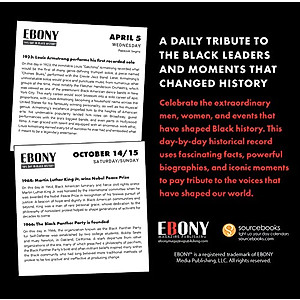 2023 This Day in Black History Boxed Calendar: 365 Days of Incredible Black Icons, Achievements, & Events (Daily Calendar, Inspirational Desk Gift)