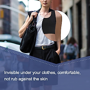 LEINIDINA Chest Binder for Transgender FTM LGBT Tomboy Tops Women Breathable Binder Bra Tank Tops Elastic Black