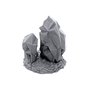 EnderToys Geodesic Formations, 3D Printed Tabletop RPG Scenery and Wargame Terrain for 28mm Miniatures