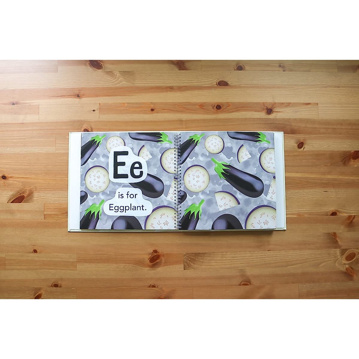 Baby Eats The Alphabet Scrapbook | First Foods Memory Book | Baby-Led Weaning Journal | Gender Neutral Baby Keepsake Album | Baby-Led Weaning Feeding Photo Book