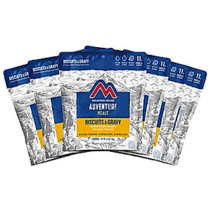 Mountain House Biscuits & Gravy | Freeze Dried Backpacking & Camping Food |6-Pack