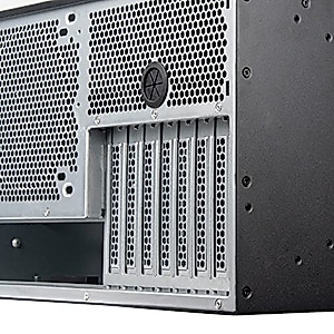 SilverStone Technology RM51 5U Rackmount Server Chassis with Dual 180mm Fans and Enhanced Liquid Cooling Capability, SST-RM51